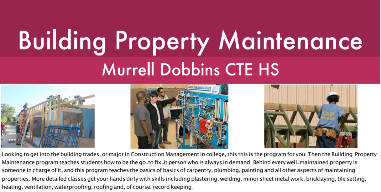 Building Property Maintenance - The Murrell Dobbins Career and ...